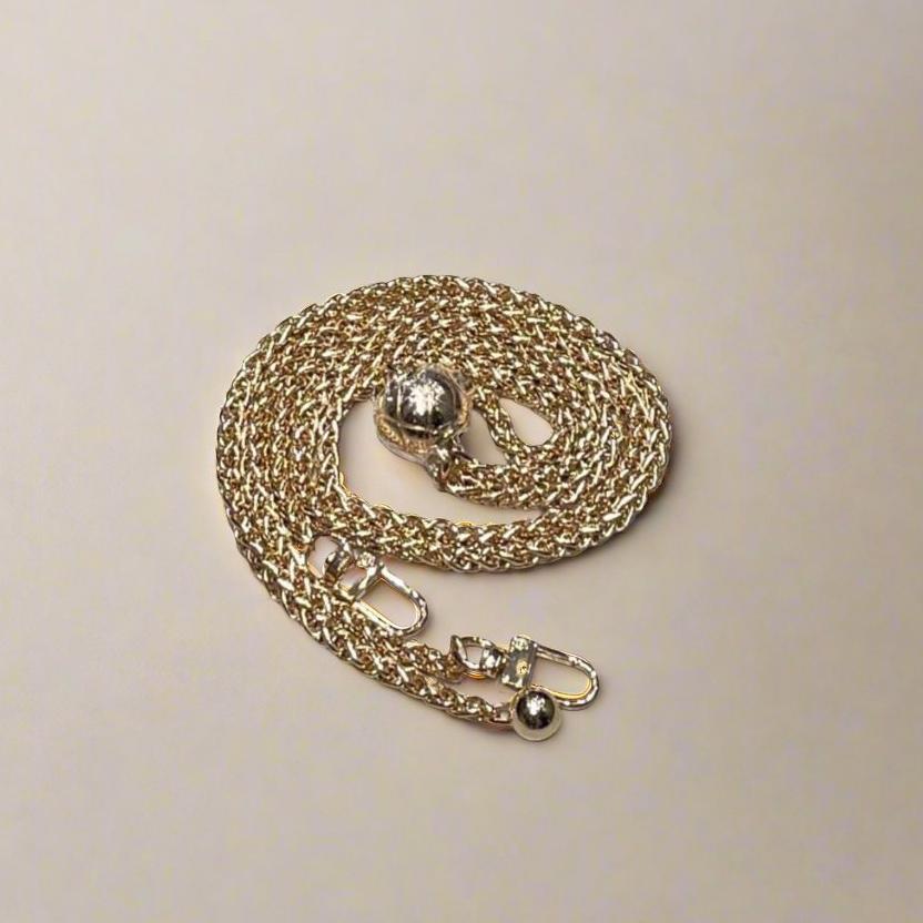 Adjustable 5mm plait weave metal chain - LOVEFREYA