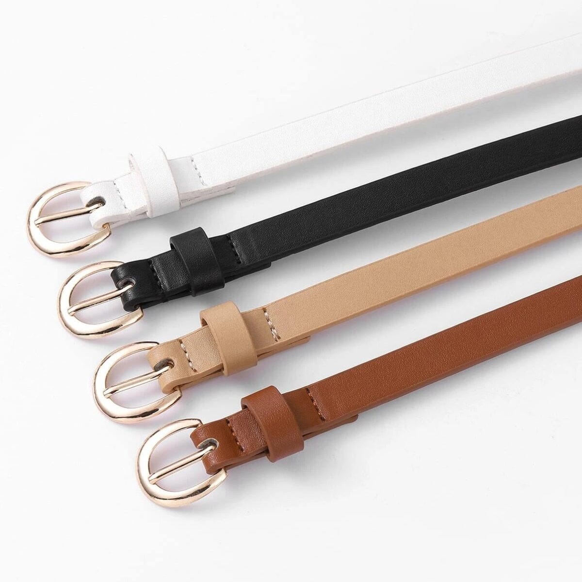 Earthy oval buckle belt - LOVEFREYA